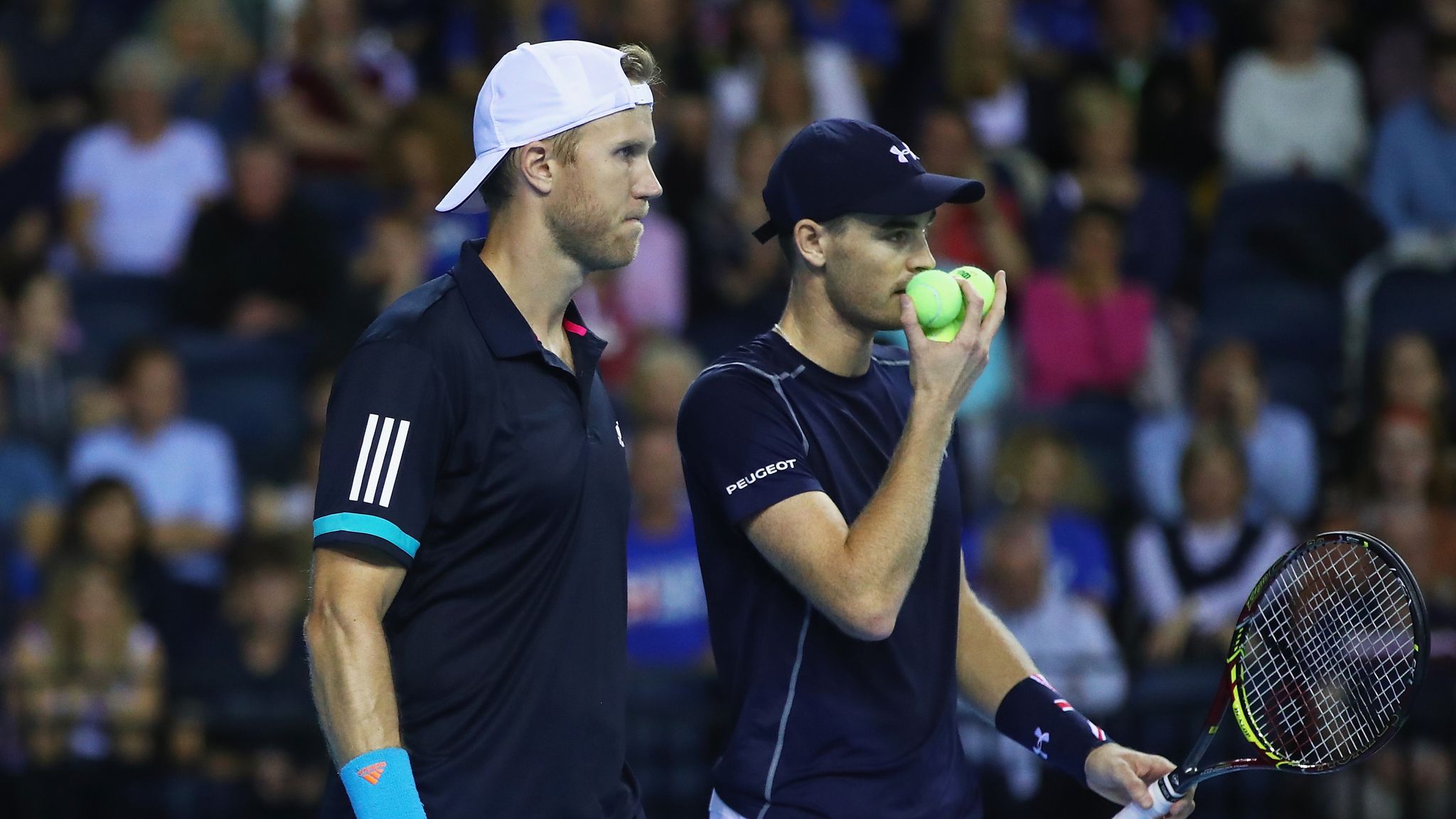 Jamie Murray and Dominic Inglot win Davis Cup doubles against ...