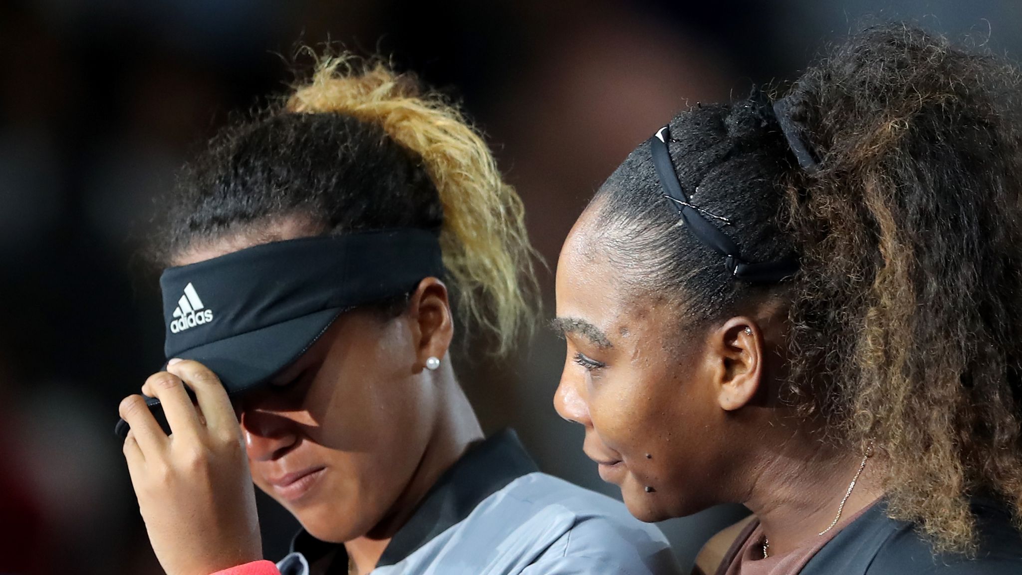 Serena Williams pleads with crowd to stop booing during US Open trophy ...