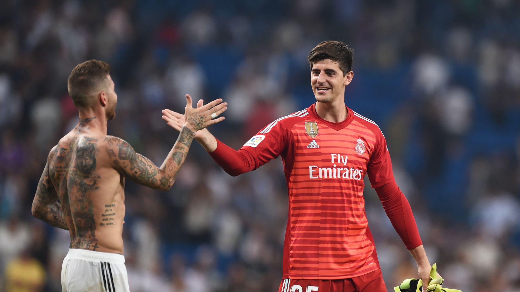 Thibaut Courtois feels 'sad' after Chelsea fans' anger at Real Madrid ...