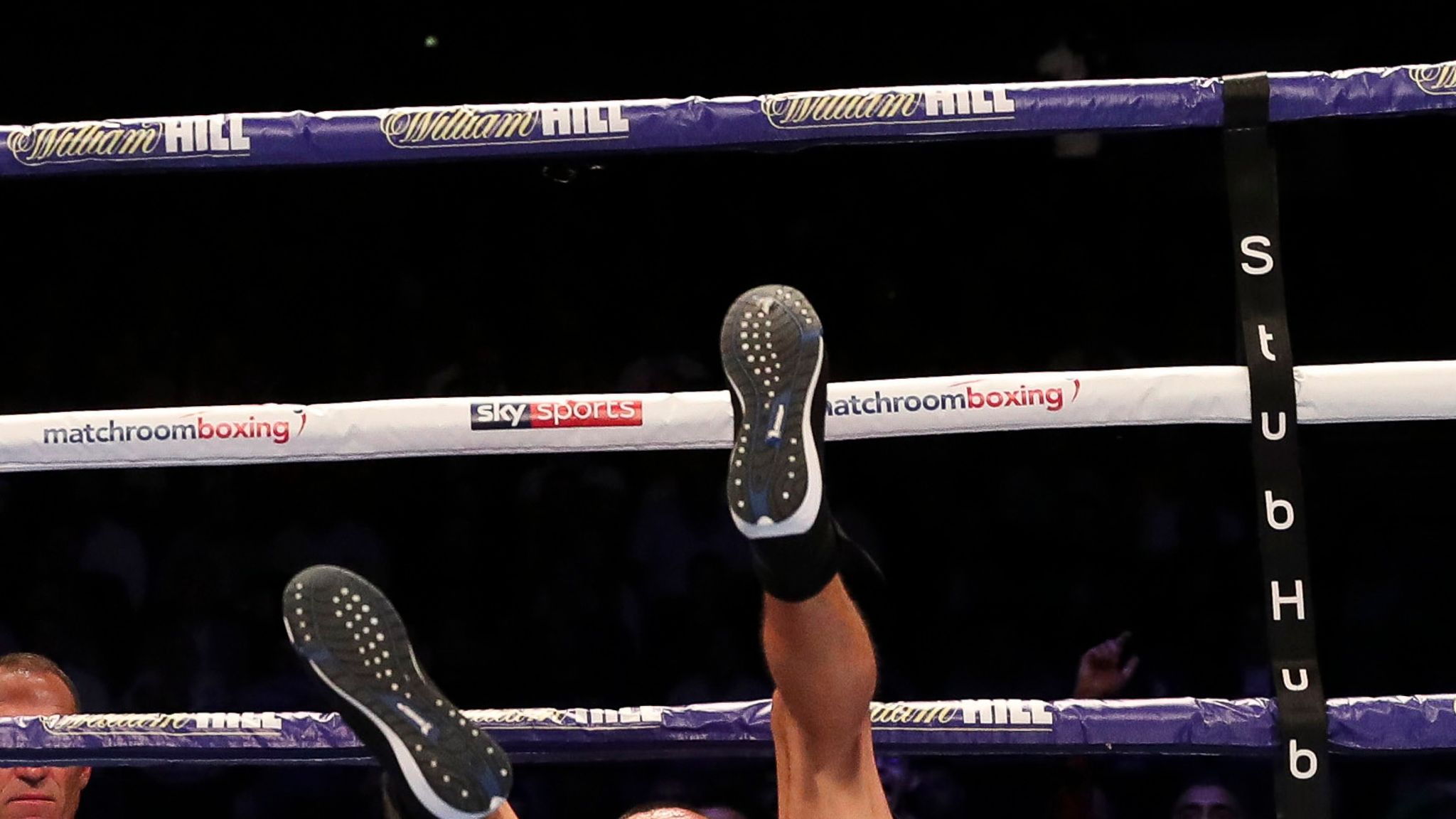 Khan vs Vargas: Amir Khan climbs off canvas to beat Samuel Vargas ...