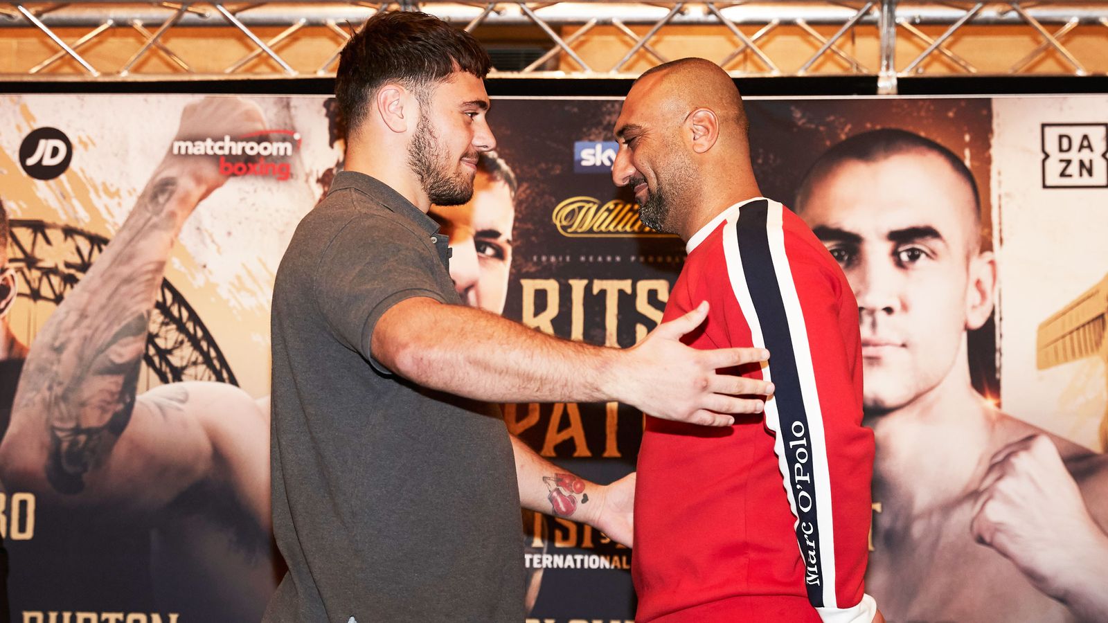 Ritson vs Patera: David Allen acts as translator for opponent Samir ...