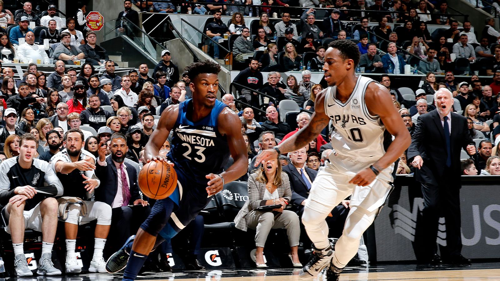 WATCH: Jimmy Butler's 23-point haul for Minnesota against San Antonio ...