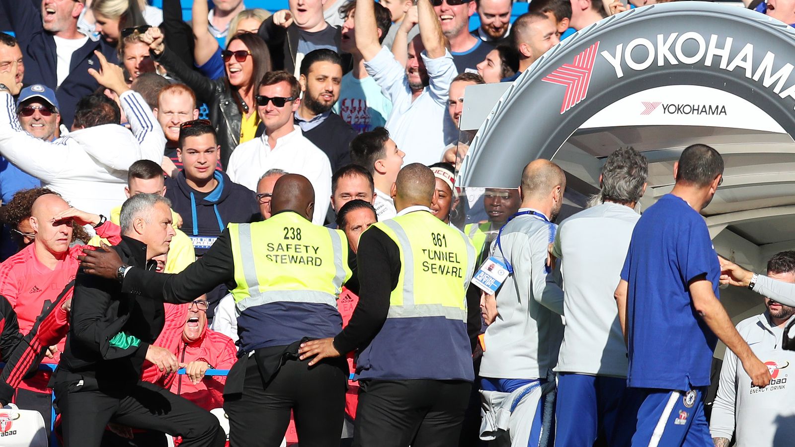 Manchester United boss Jose Mourinho defends Marco Ianni after clash ...