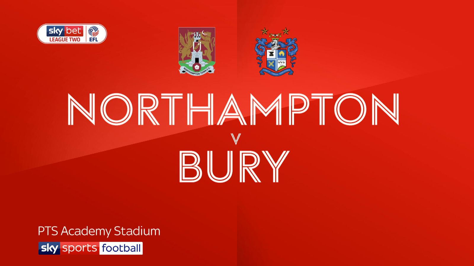 Northampton 0-0 Bury: Cobblers secure point in Keith Curle's first game ...