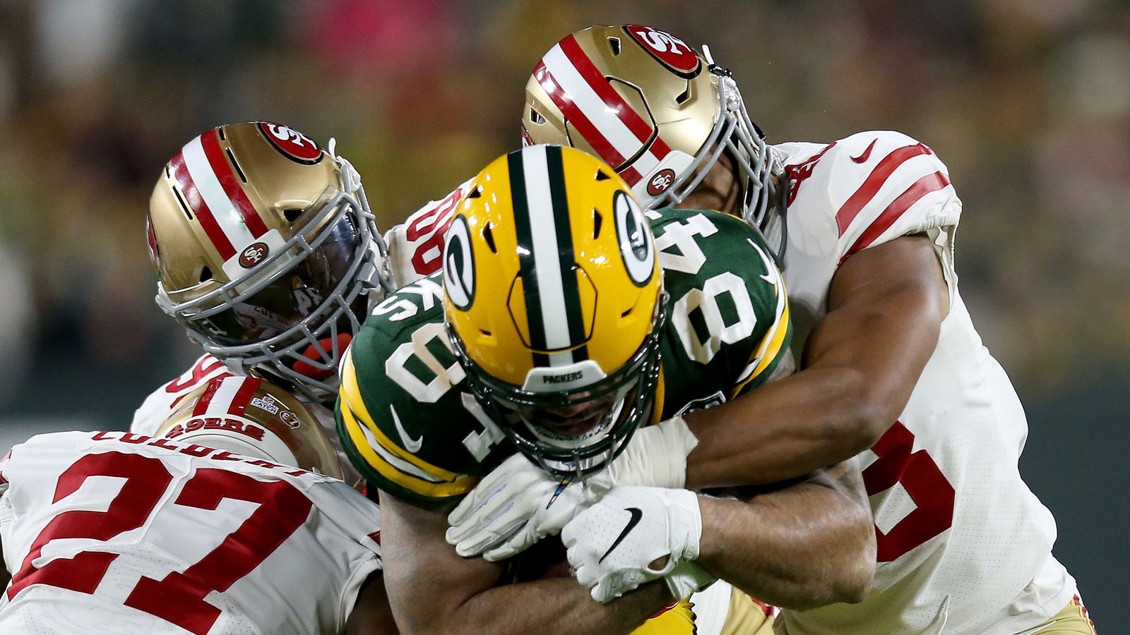 San Francisco 49ers 30-33 Green Bay Packers: Mason Crosby kicks game ...