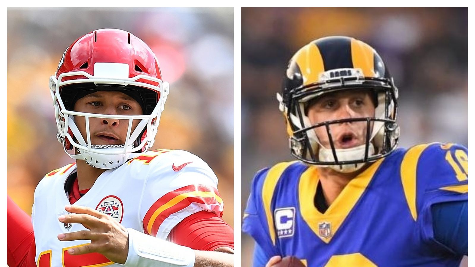 Kansas City Chiefs and Los Angeles Rams: NFL's two undefeated teams ...