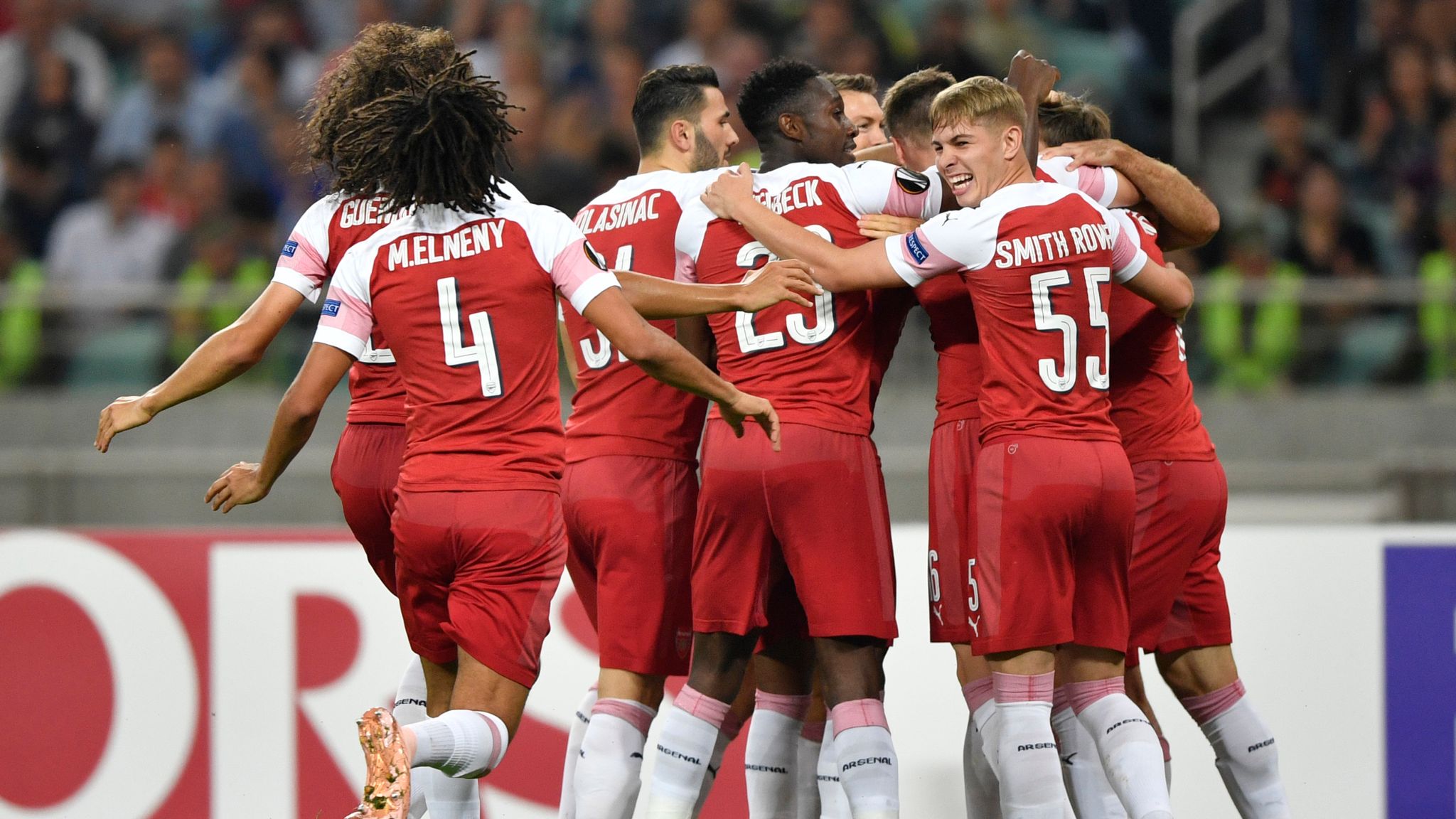 Qarabag FK 0-3 Arsenal: Trio score first goals as Gunners cruise in ...