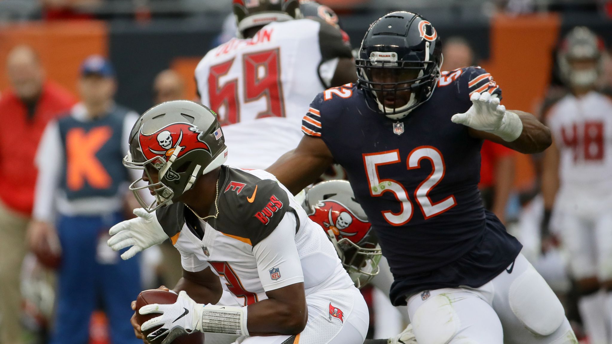NFL Team of the Week: Mitch Trubisky, Ezekiel Elliott and Khalil Mack ...