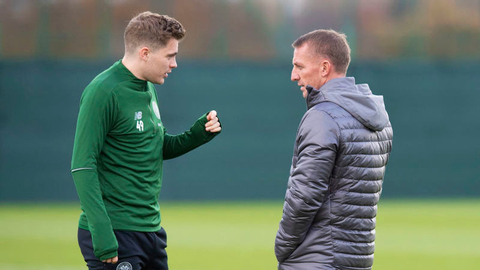 Celtic duo Brendan Rodgers and James Forrest win Scottish Premiership ...