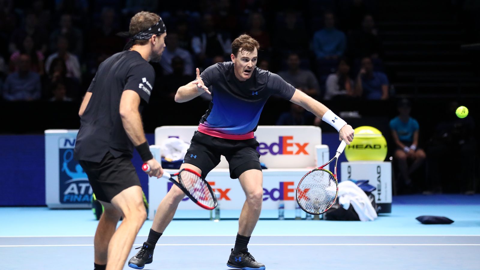 Jamie Murray and Bruno Soares win opening ATP Finals match at The O2 ...
