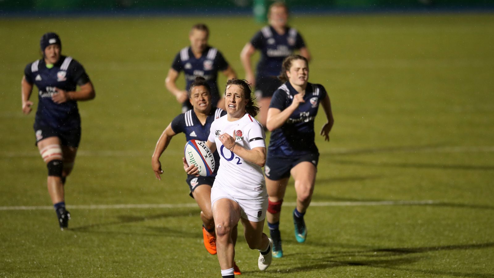 England 57 - 5 USA Women - Match Report & Highlights