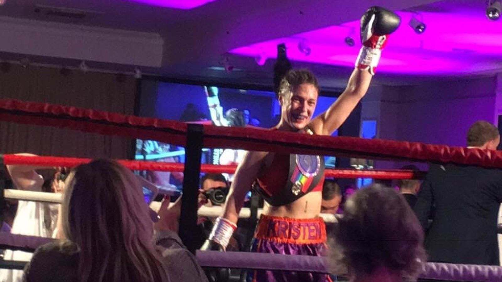 Kristen Fraser becomes Scotland's first female Commonwealth boxing ...