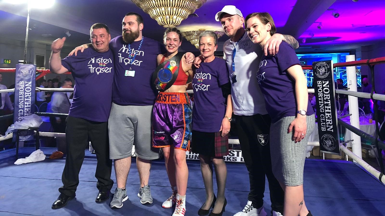 Kristen Fraser becomes Scotland's first female Commonwealth boxing ...