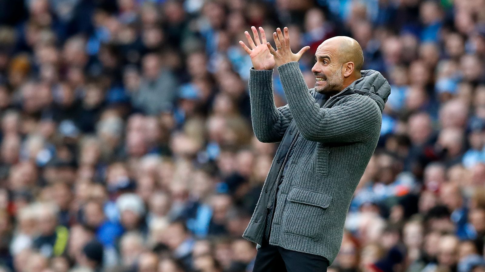 Manchester City's defending frustrated Pep Guardiola despite 6-1 ...
