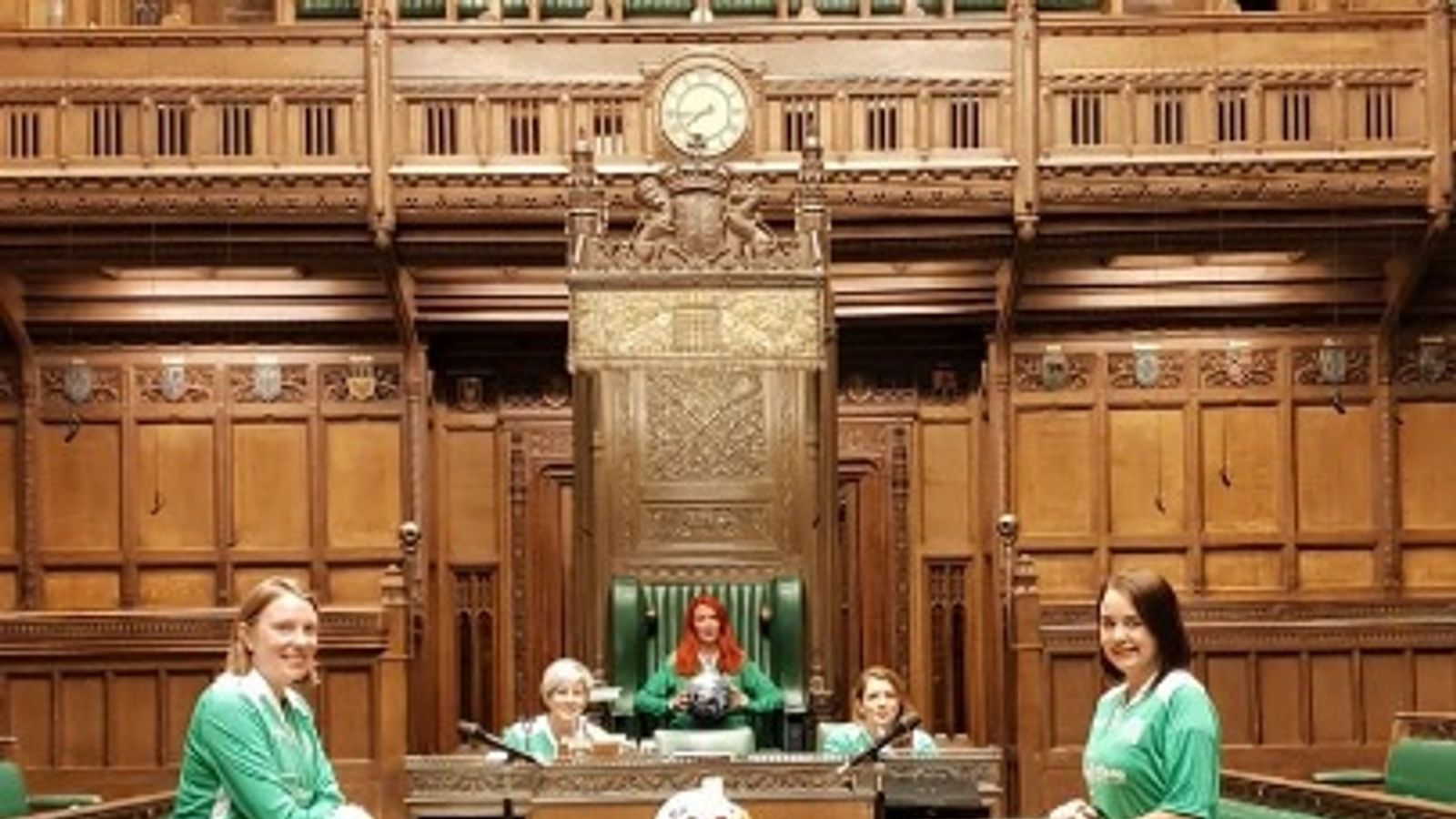 Hannah Bardell led a female MPs kickabout in House of Commons ...
