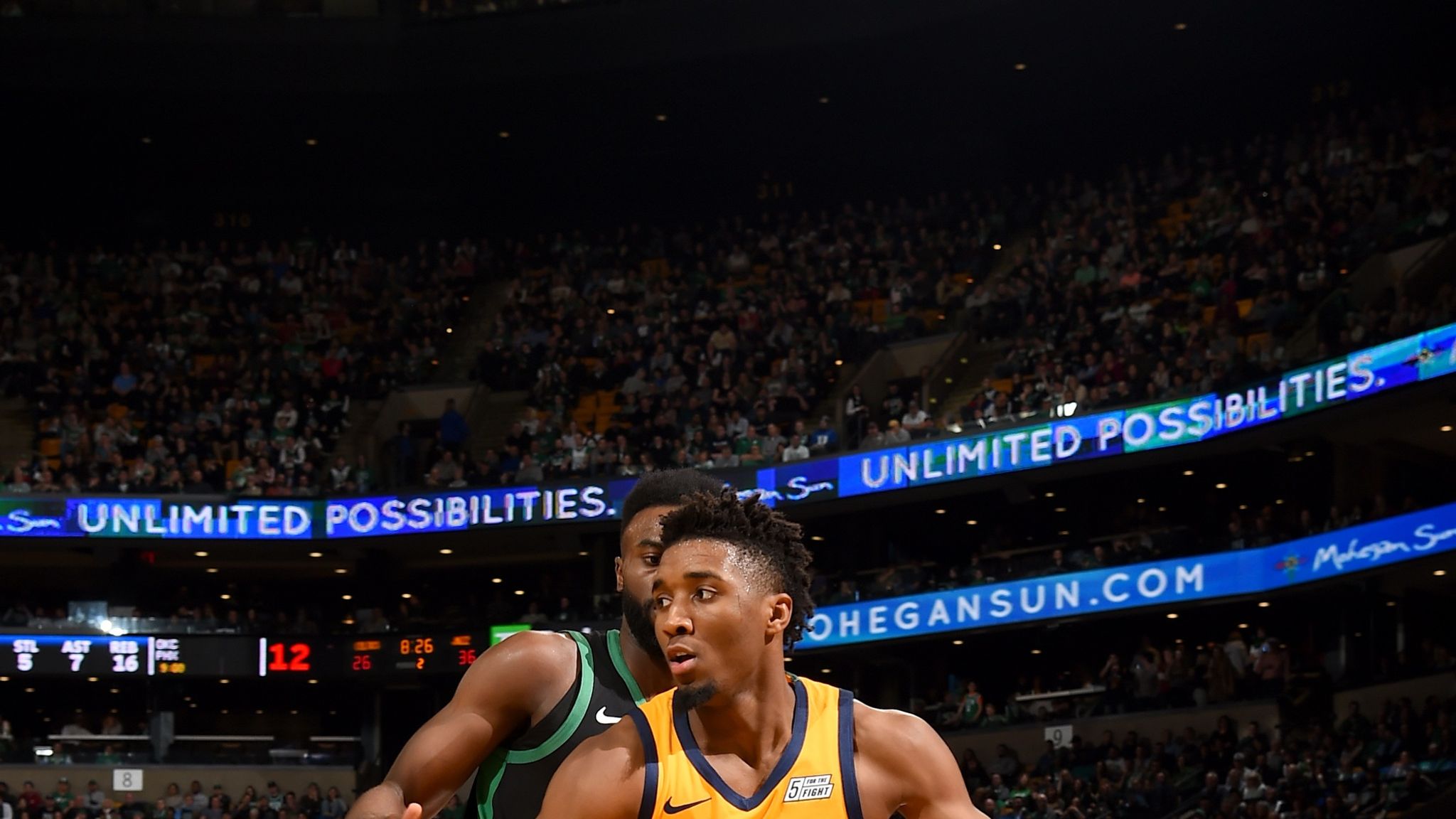 Donovan Mitchell finds form as Utah Jazz claim road win over Boston ...