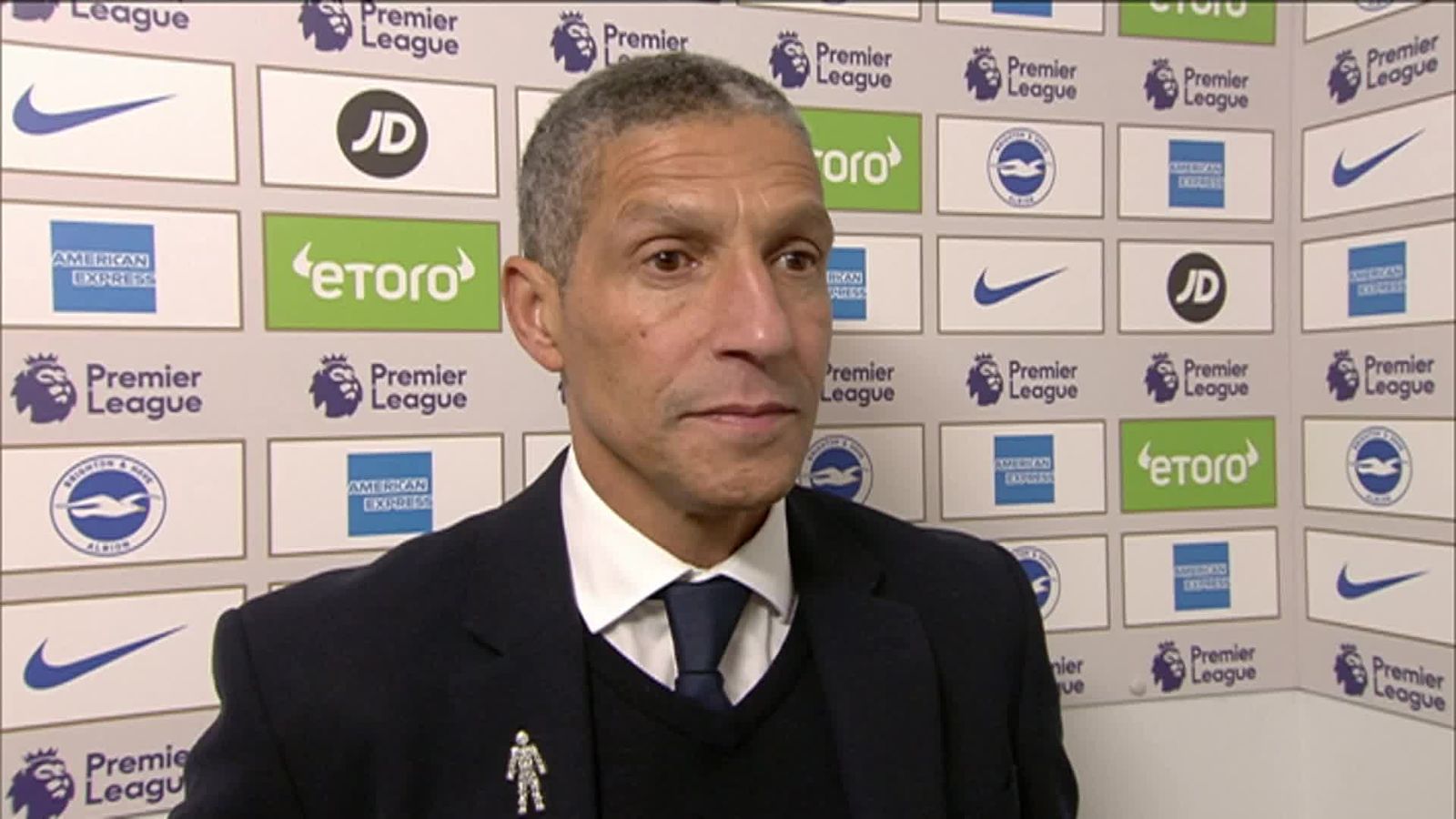 Hughton pre-match | Football News | Sky Sports