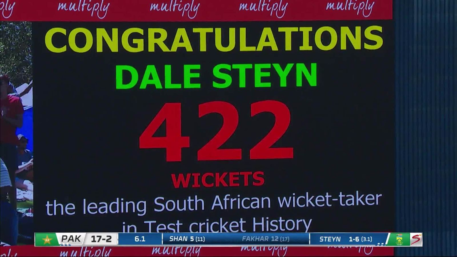 Dale Steyn becomes South Africa's leading Test wicket-taker as 15 ...