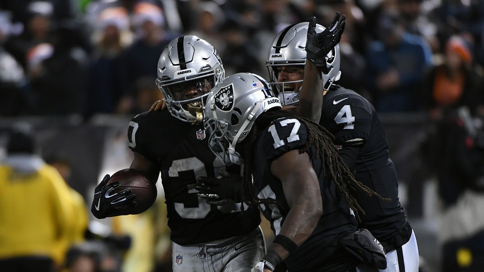 Denver Broncos 14-27 Oakland Raiders: Dwayne Harris stars as Raiders ...