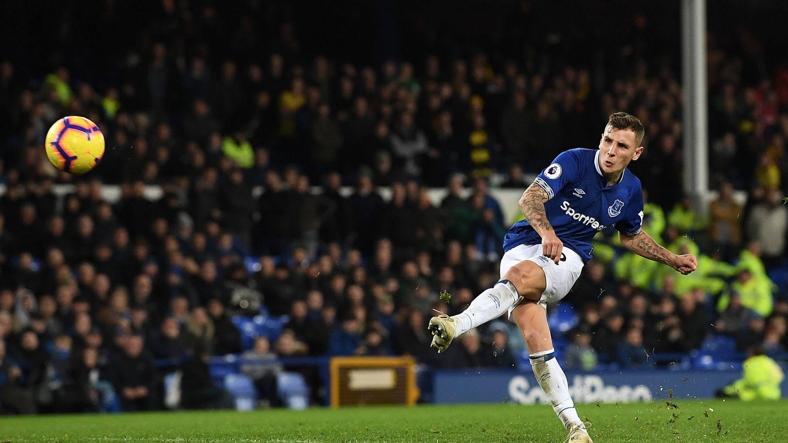 WATCH: Gary Neville analysis on Lucas Digne's free-kick leveller for ...