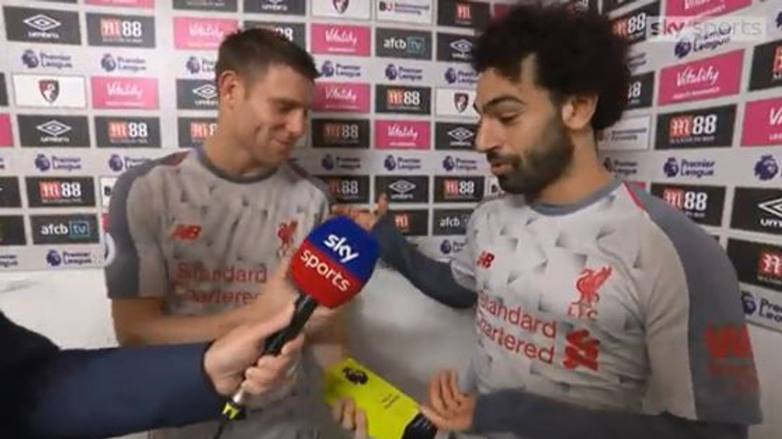 Mo Salah gives up MOTM award for James Milner on 500th Premier League appearance | Football News ...