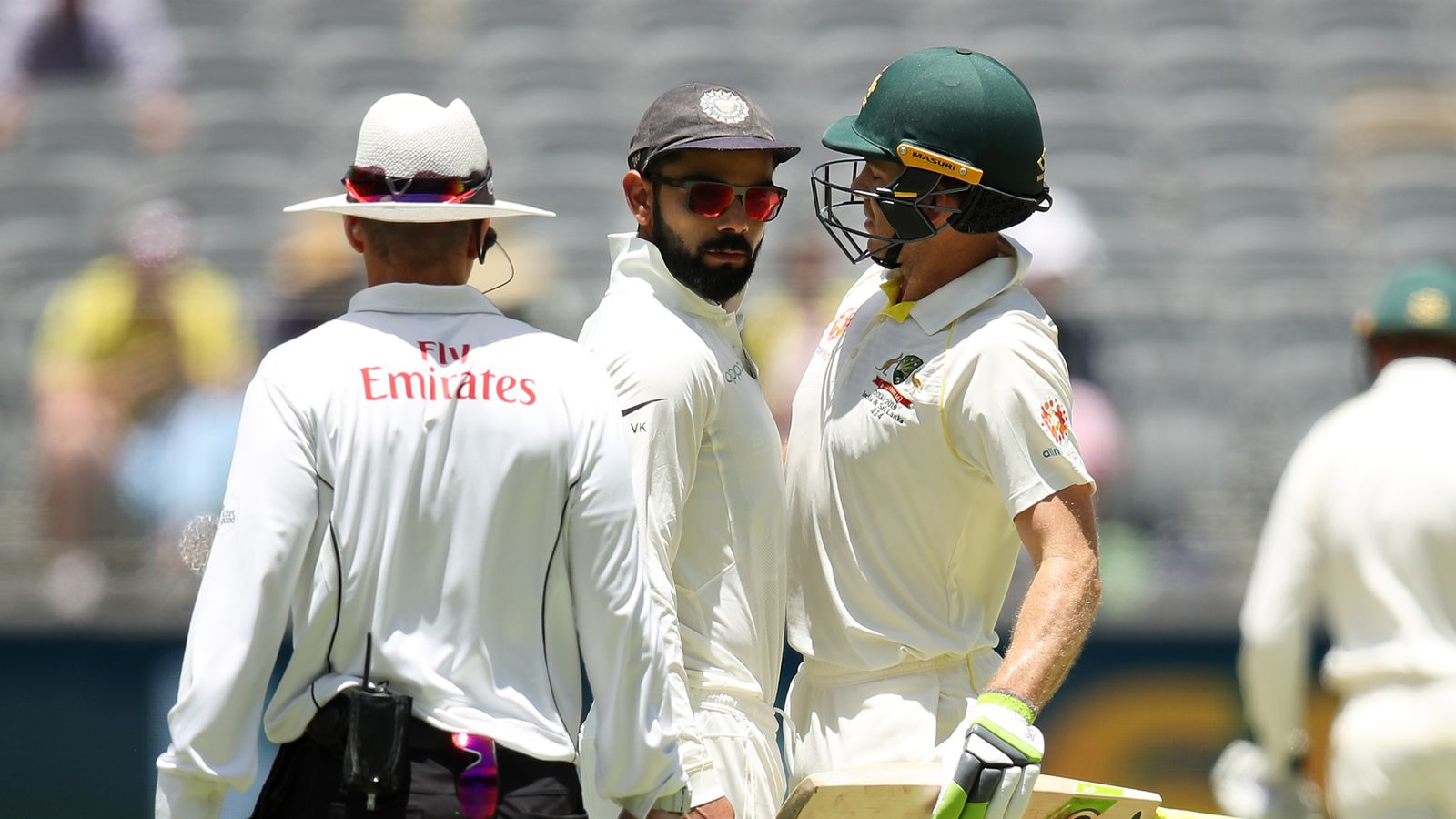 Tim Paine and Virat Kohli in verbal clash during Australia vs India ...