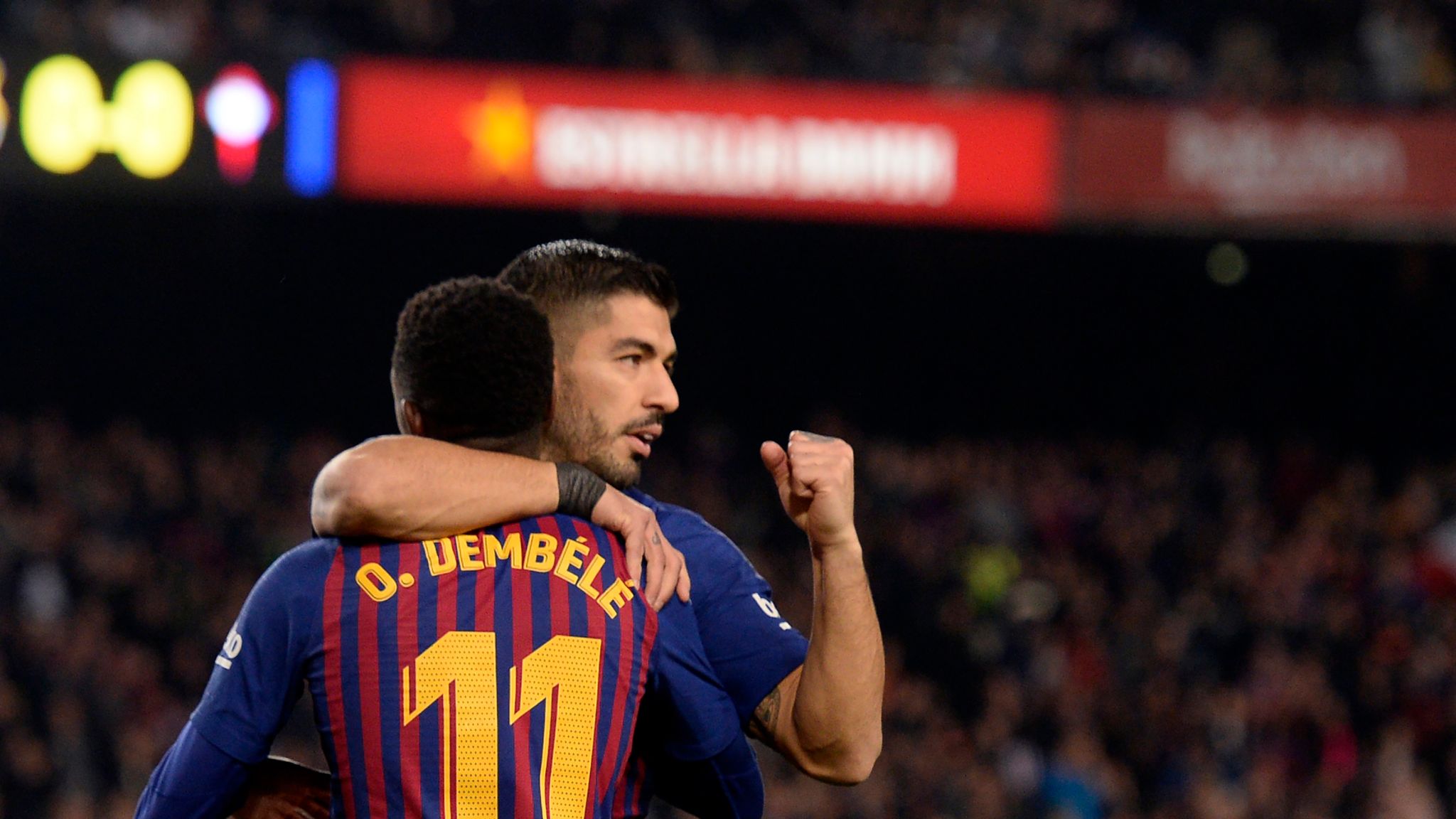 Lionel Messi and Ousmane Dembele score as Barcelona beat Celta Vigo ...