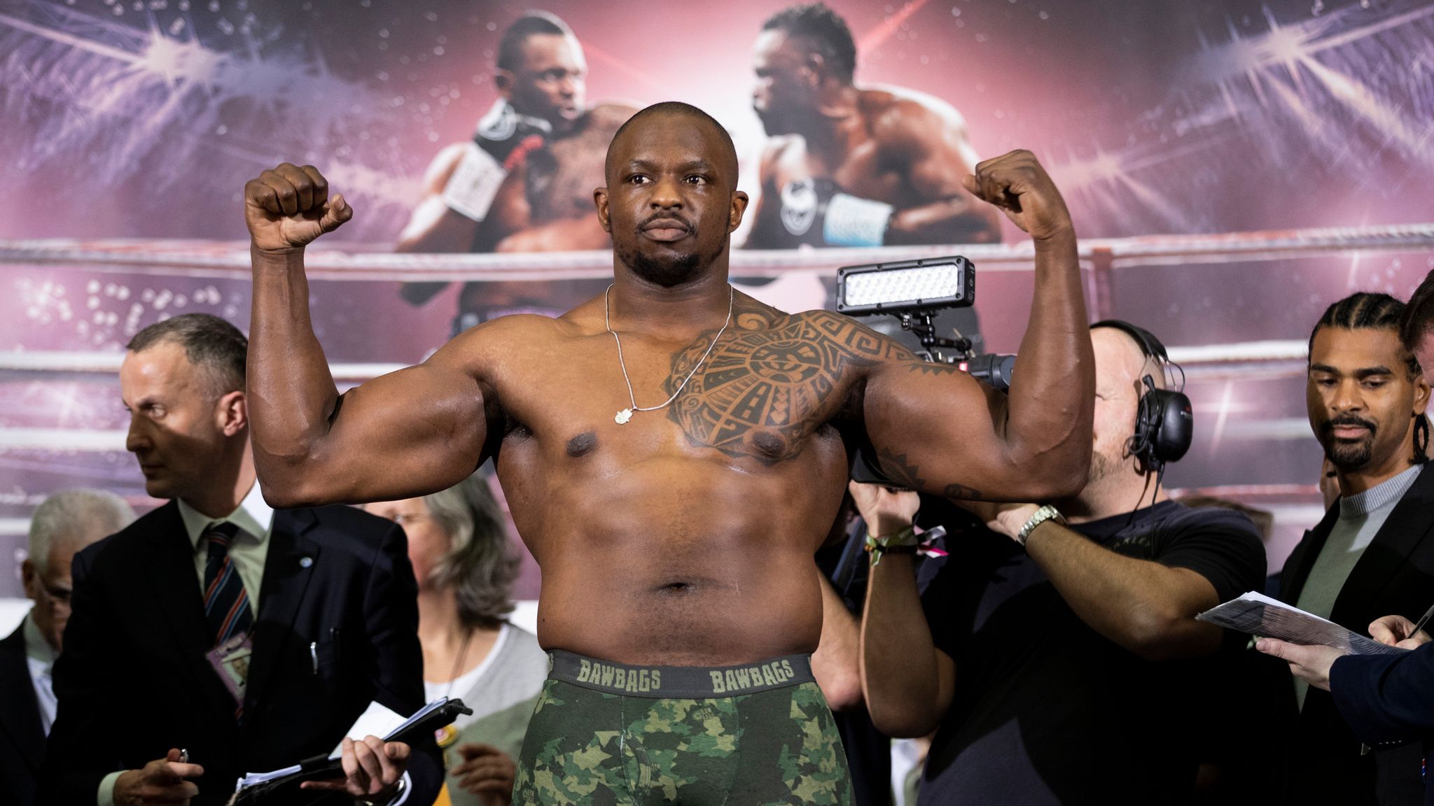 Whyte vs Chisora 2: Bust-up after heavyweight rivals weigh in | Boxing ...