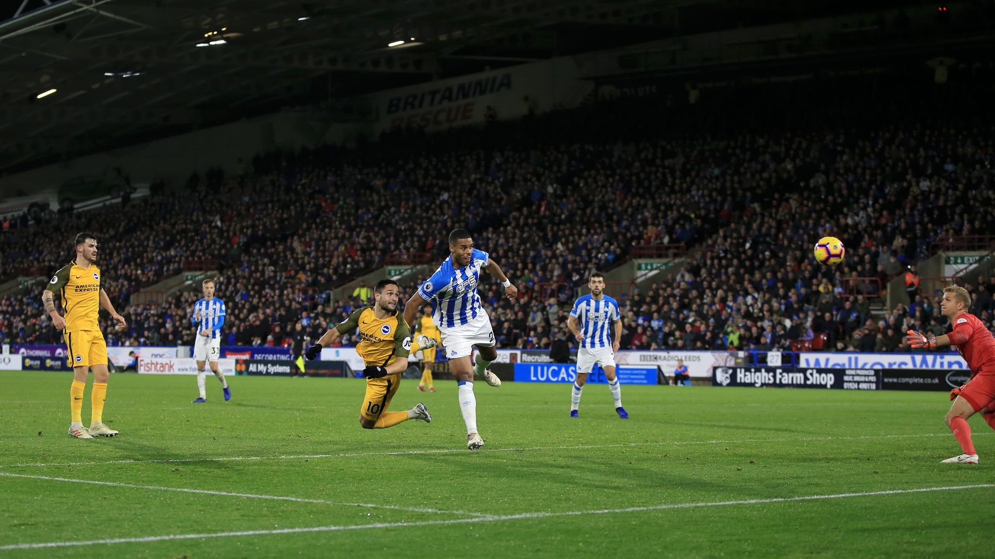 Huddersfield 1-2 Brighton: Florin Andone scores winner for visitors ...
