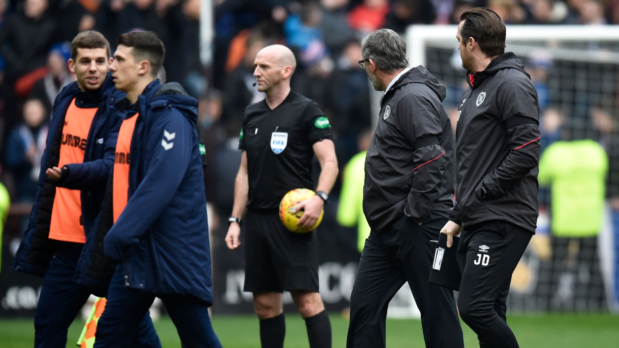 Hearts manager Craig Levein furious at referee Bobby Madden after loss ...