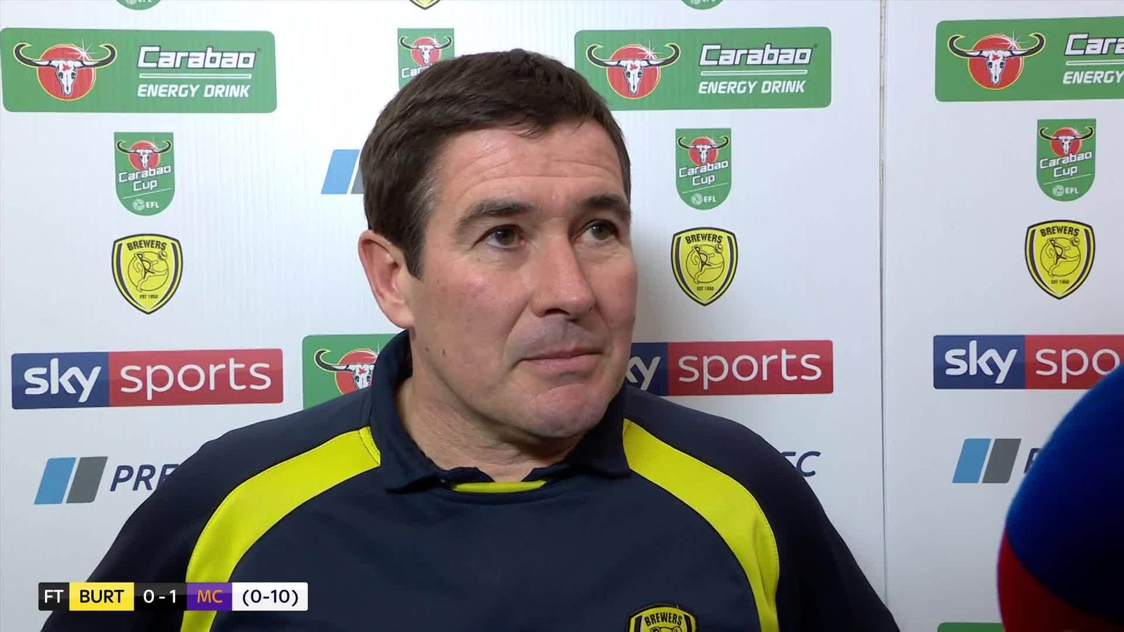 Nigel Clough salutes Burton for restoring pride against Manchester City ...