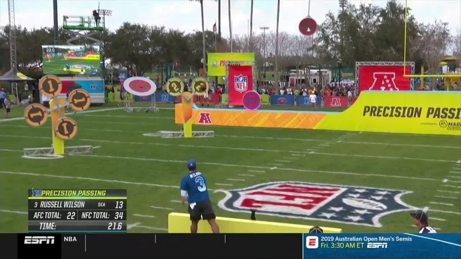 NFC's 'Precision Passing' competition | NFL News | Sky Sports