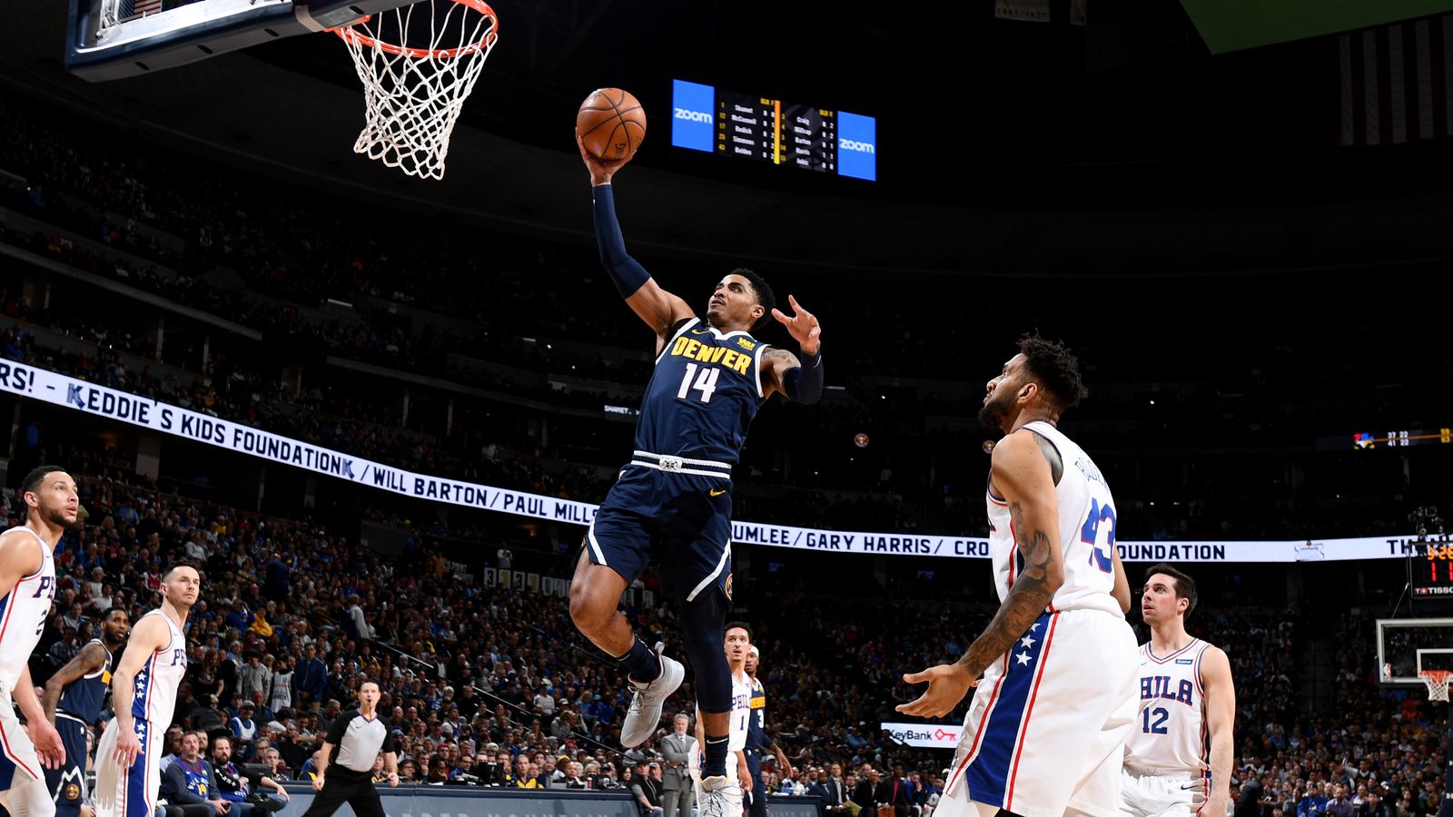 Gary Harris and Denver Nuggets steal show in NBA plays of the night ...