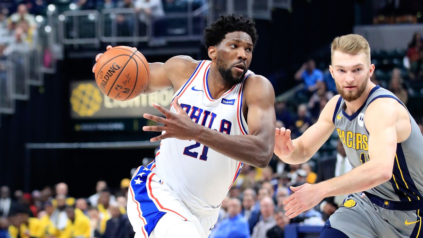 Joel Embiid battles through apparent back injury to lead Philadelphia ...