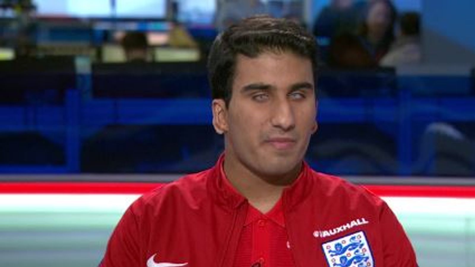 Positivity key for England blind star Azeem Amir | Football News | Sky ...