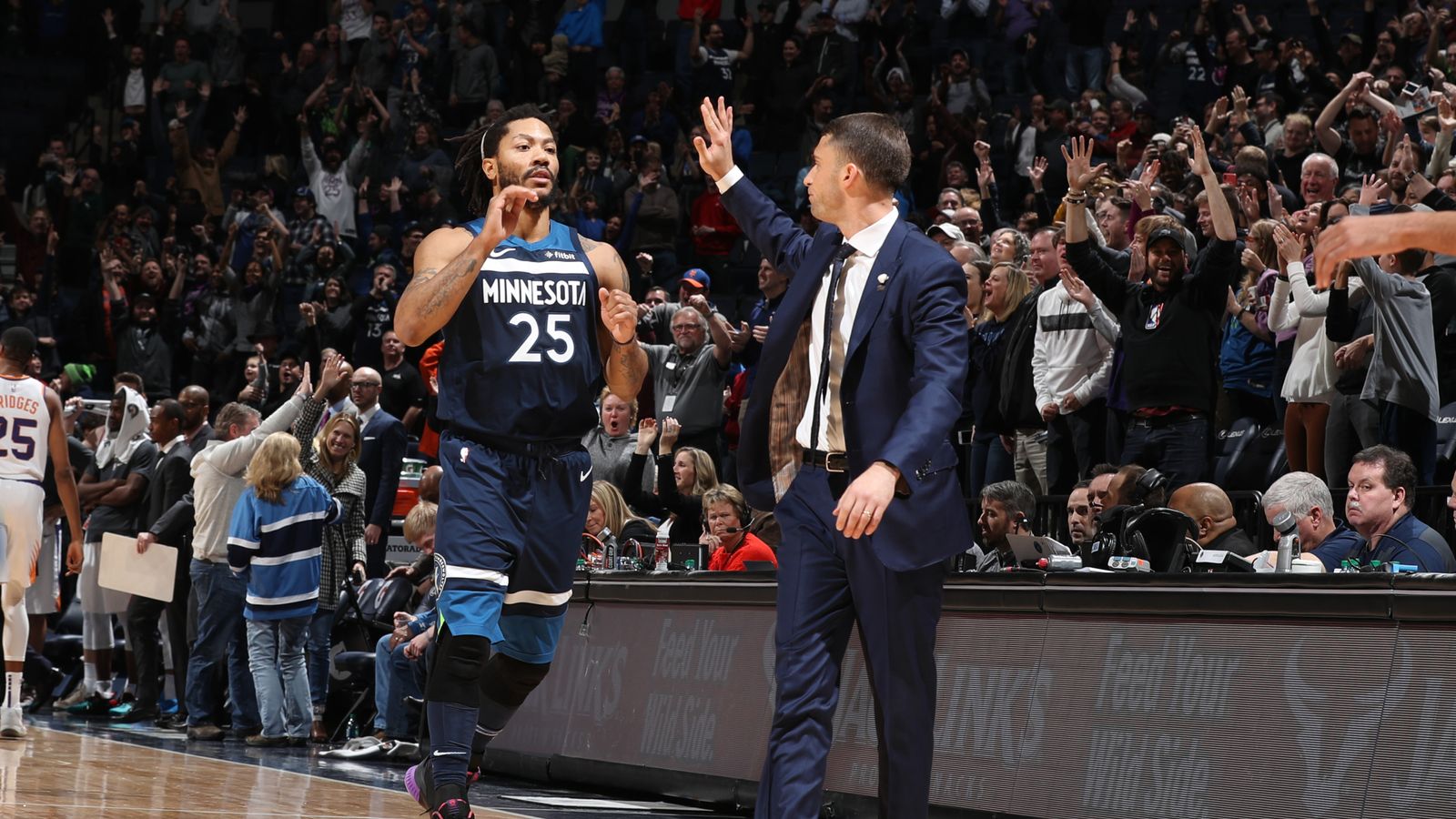 Derrick Rose hits game-winner for Timberwolves against Suns | NBA News ...