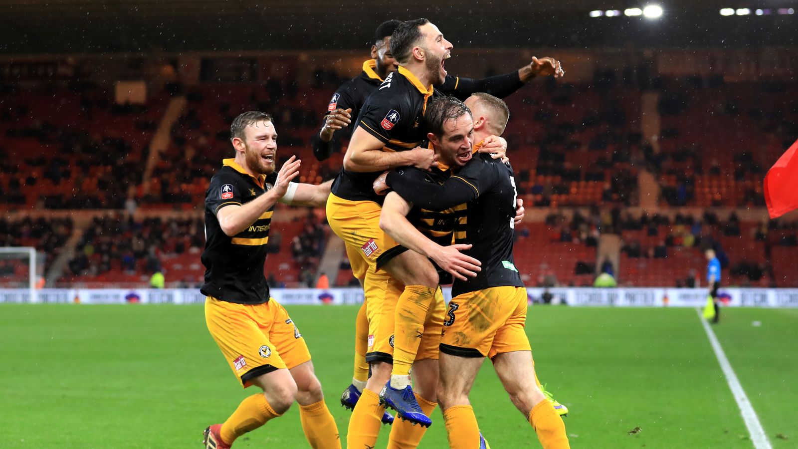 Middlesbrough 1-1 Newport: Matthew Dolan leaves it late to earn FA Cup ...