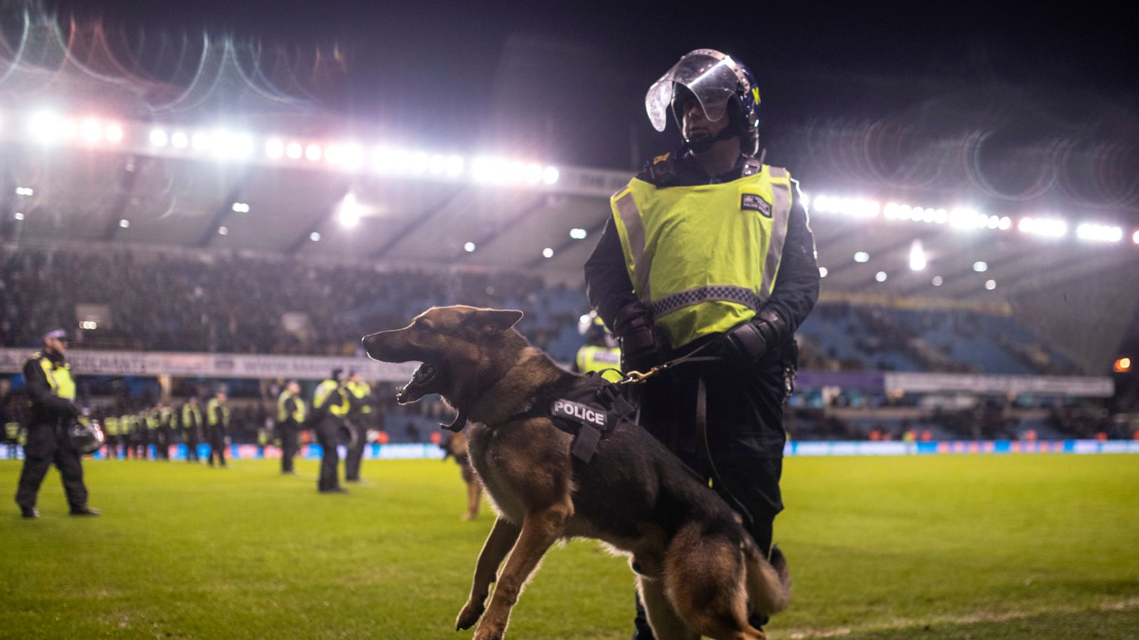 Man arrested after Millwall vs Everton violence saw man suffer life ...