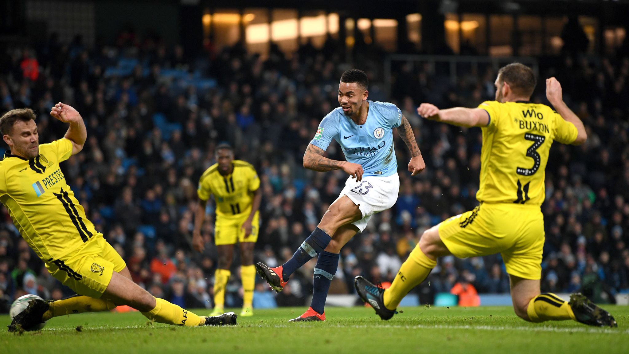 Man City 9-0 Burton: Holders destroy League One side in Carabao Cup ...