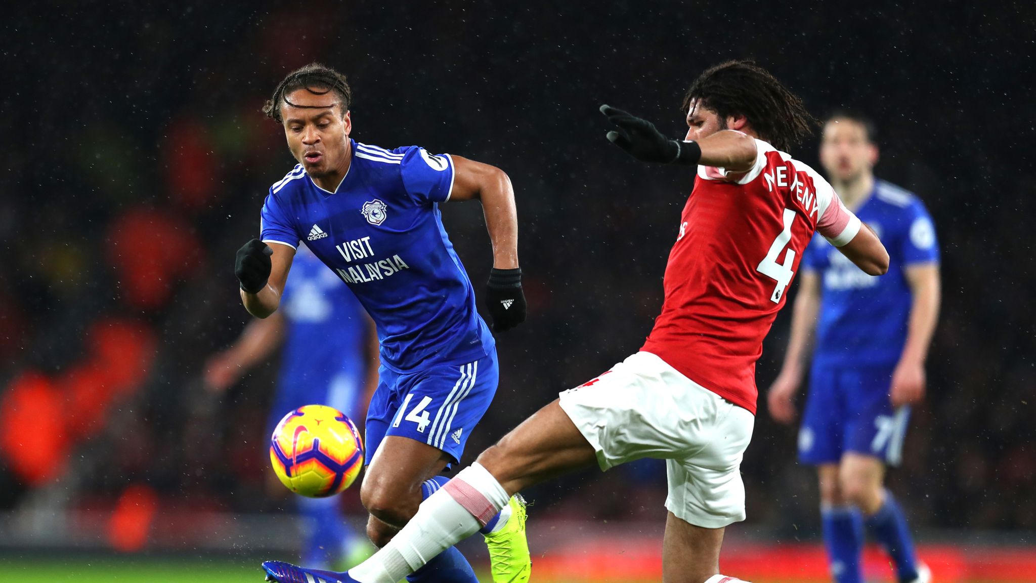 Arsenal 2-1 Cardiff City: Bluebirds slip to defeat on emotional night ...