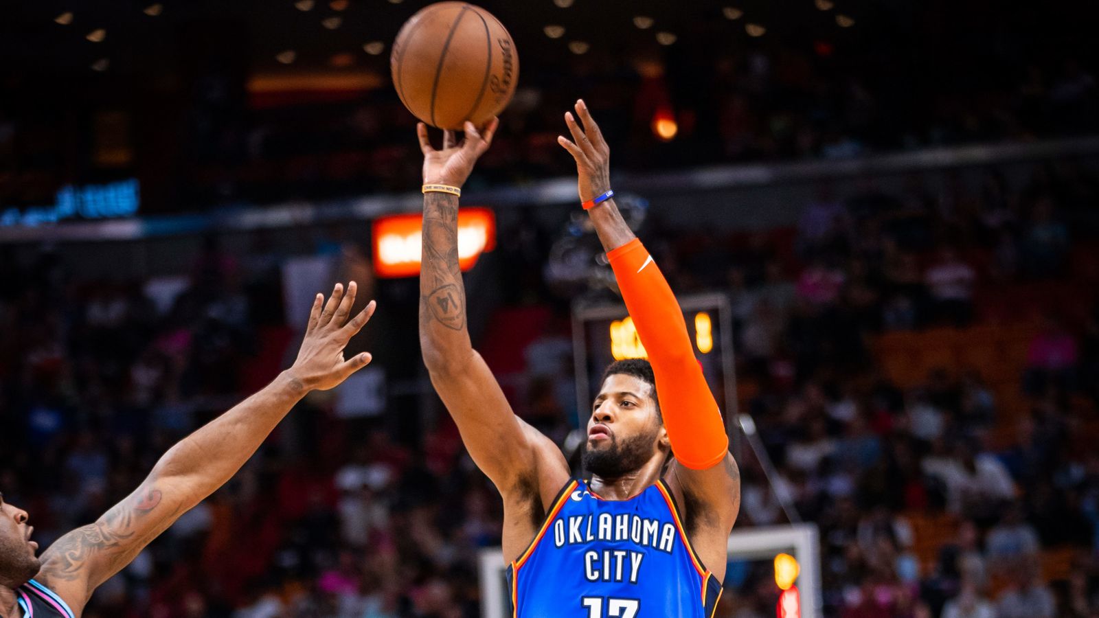 Paul George connects on 10 three-pointers as Oklahoma City Thunder rout ...