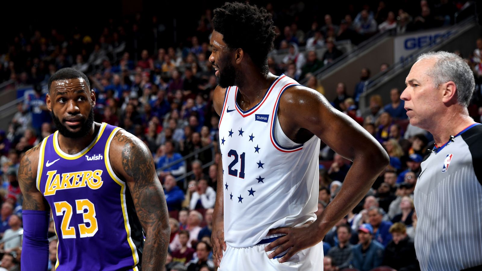 WATCH: Joel Embiid's special night as he outguns LeBron James | NBA ...