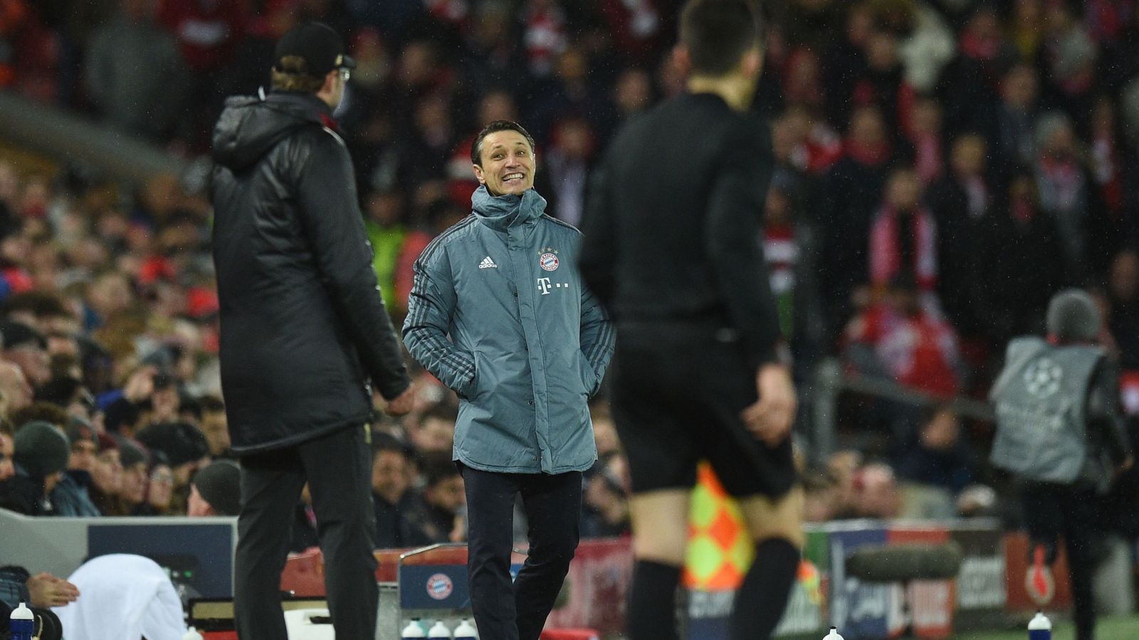 Jurgen Klopp and Niko Kovac explain final-whistle clash after Liverpool ...