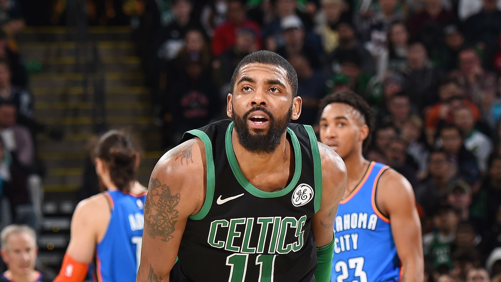 Clutch Kyrie Irving secures Boston Celtics win over Oklahoma City ...