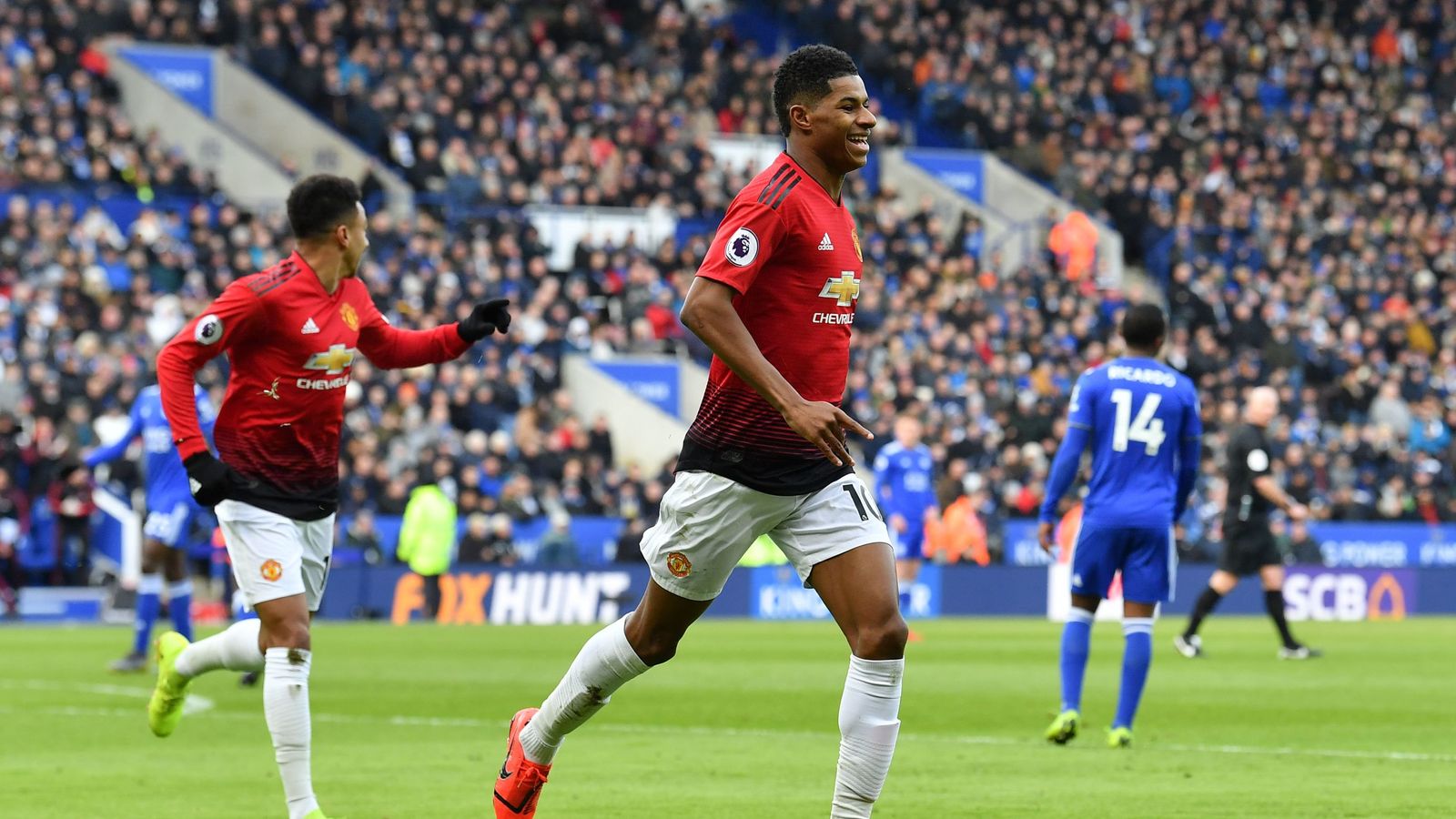 Leicester 0-1 Man Utd: Early Marcus Rashford goal secures victory ...