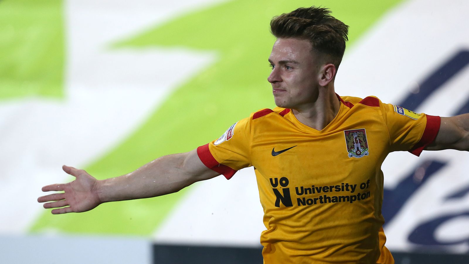 Northampton's Sam Hoskins scores brilliant backheel volley | Football ...