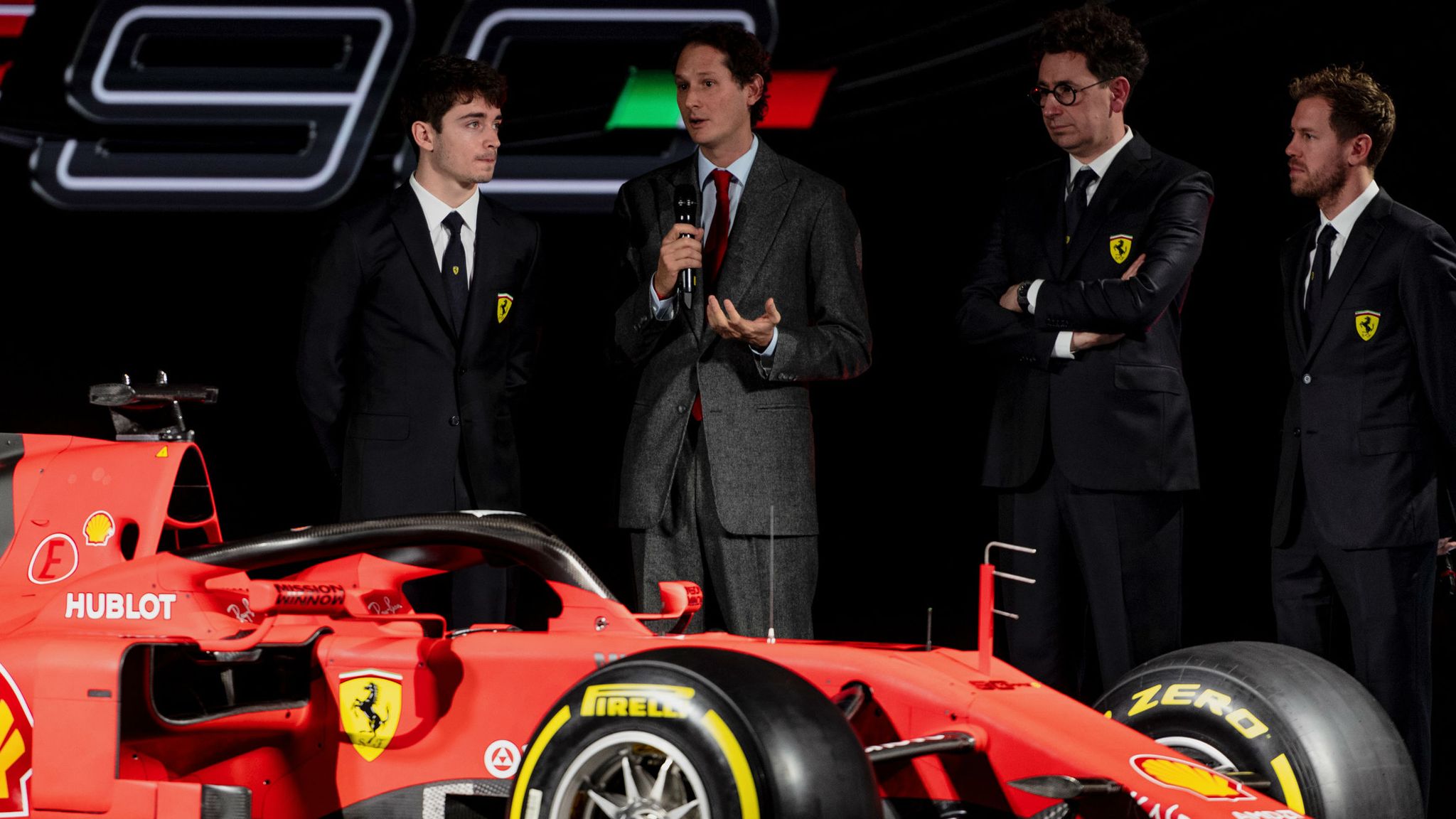Ferrari in red and black as they launch new 2019 Formula 1 car | F1 ...