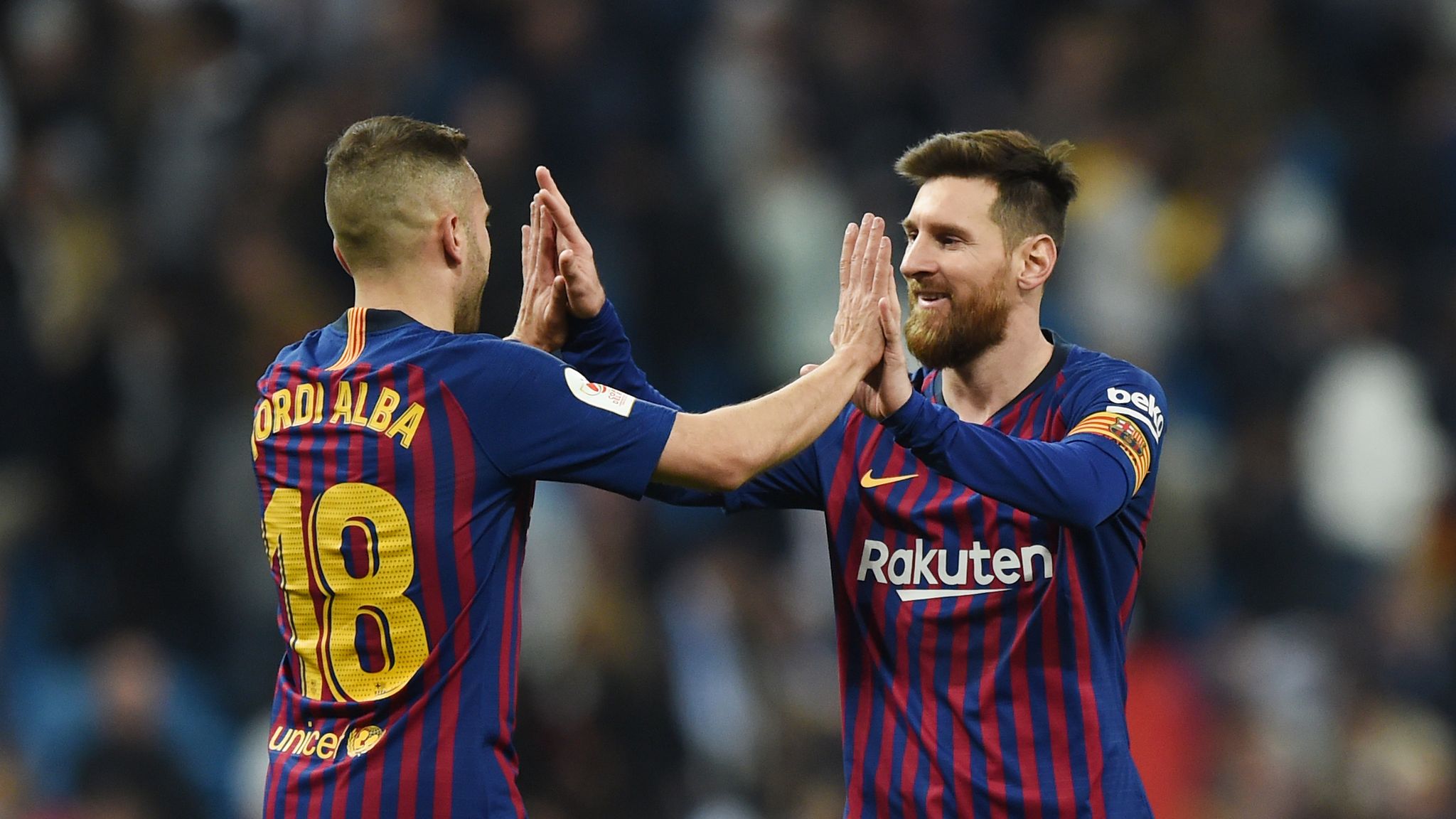 Jordi Alba agrees new Barcelona five-year deal with £428m buyout clause ...