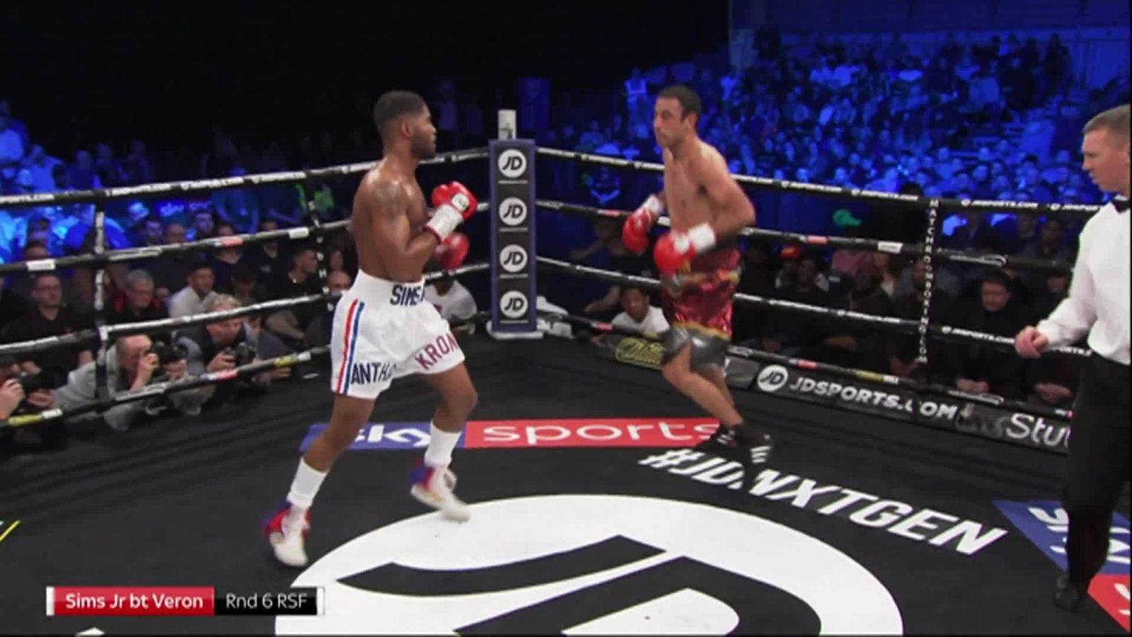 Sims Jr too slick for Veron | Boxing News | Sky Sports