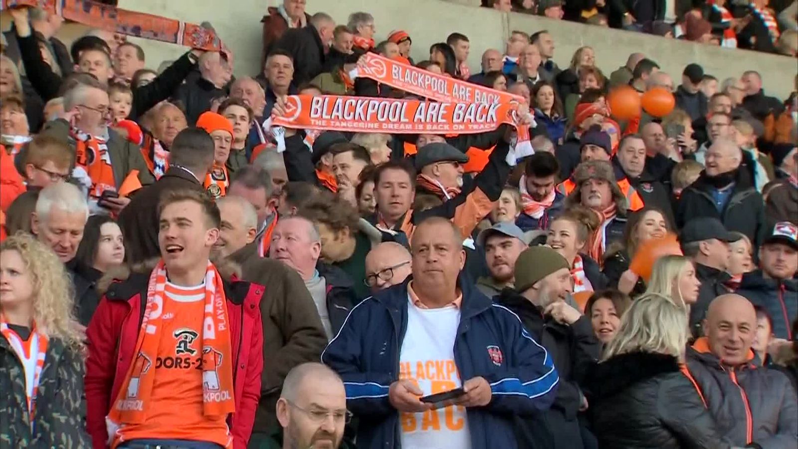Blackpool fans' emotional return | Football News | Sky Sports